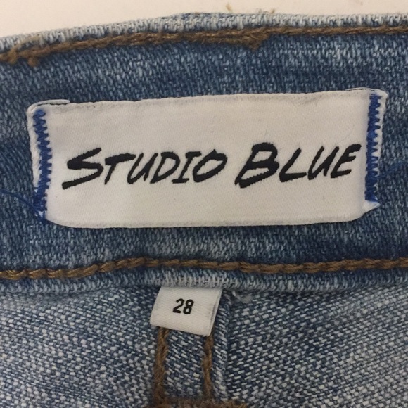 studio blue | Shorts | Distressed Jean Shorts | Poshmark